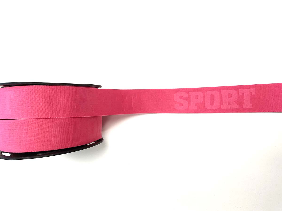 Gummiband SPORT in pink